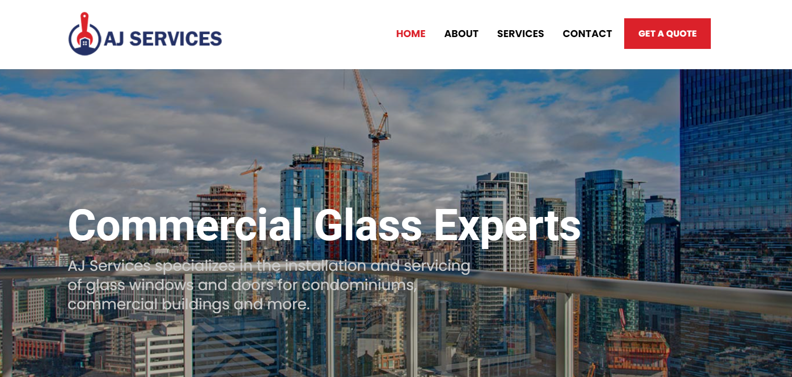 AJ Services | Commercial Glass & Door Experts